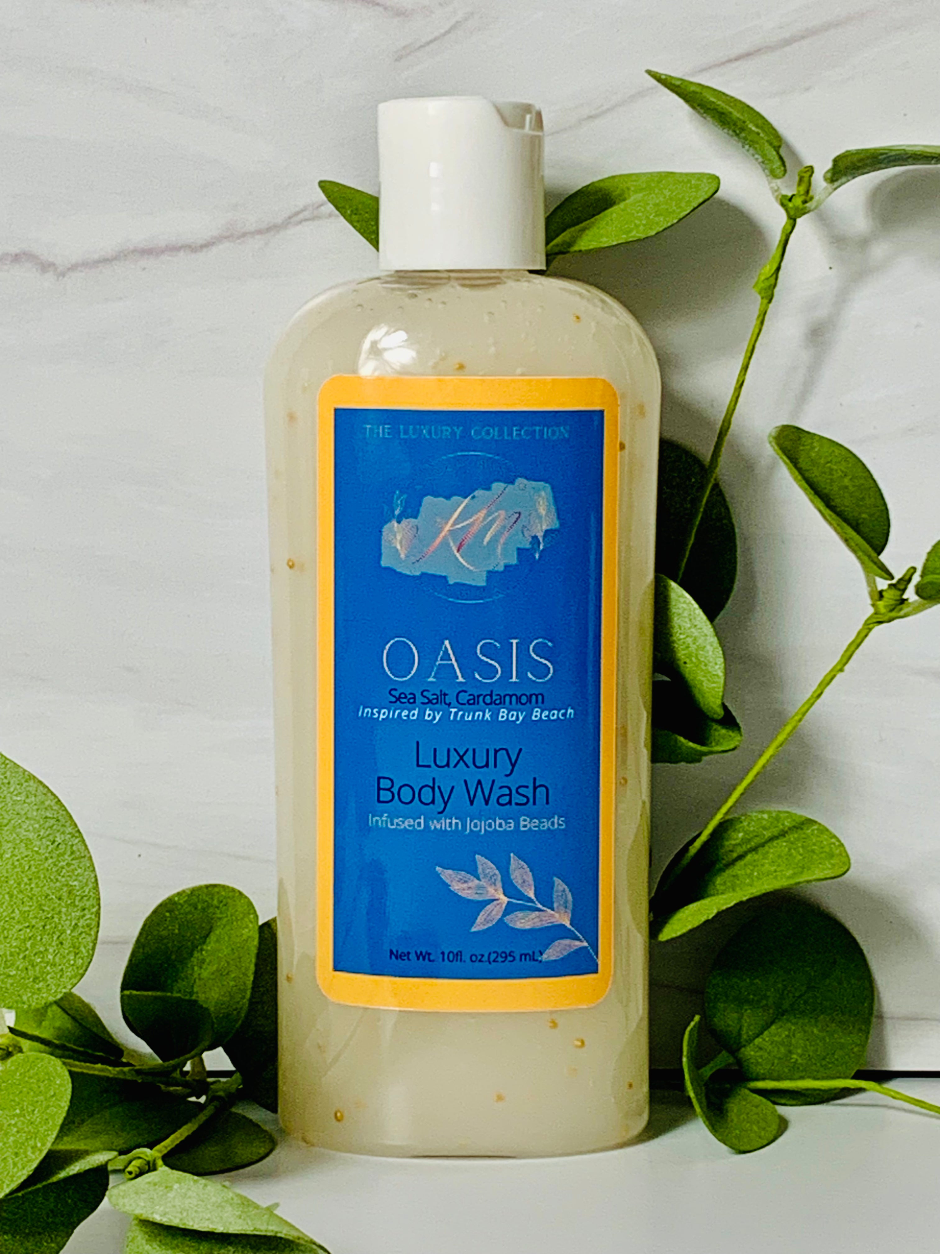 OASIS Luxury Body Wash* Sea Salt and Cardamom – Karla Mingo Home LLC