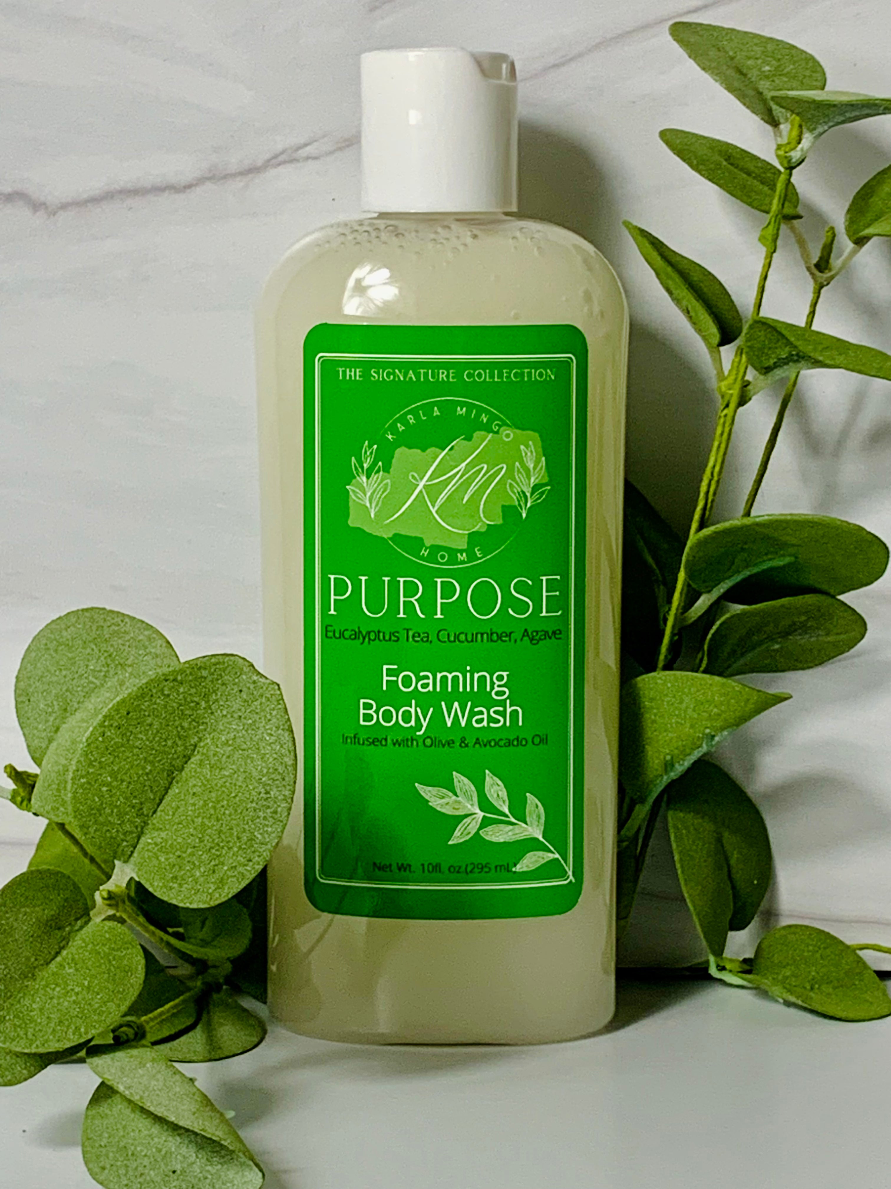 PURPOSE Signature Body Wash*Eucalyptus Tea,Cucumber,Agave – Karla Mingo ...