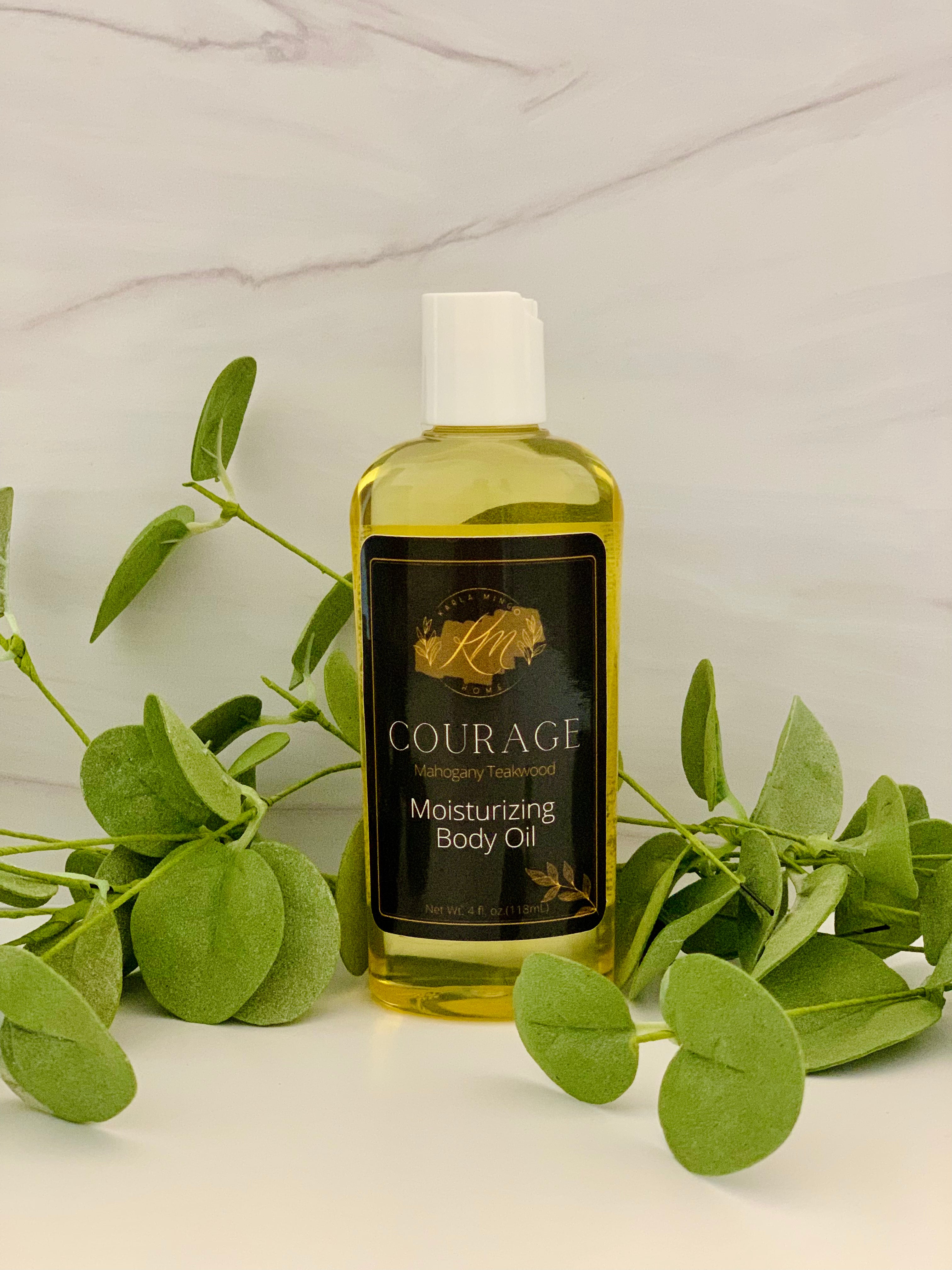 COURAGE Moisturizing Body Oil*Mahogany Teakwood – Karla Mingo Home LLC