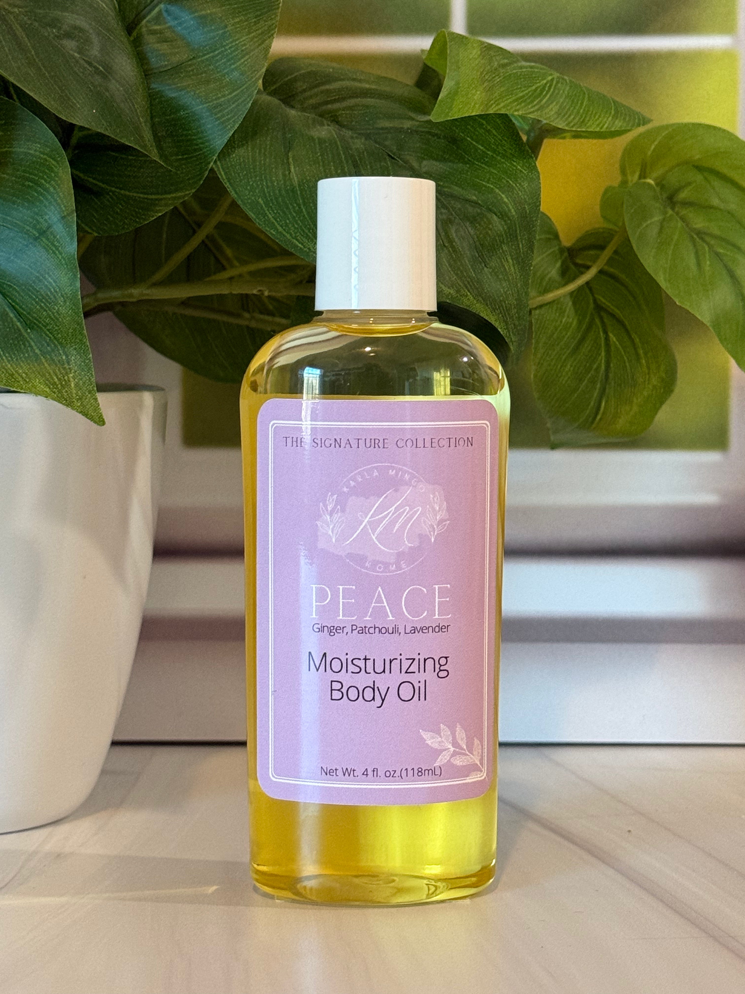 PEACE Moisturizing Body Oil*Ginger,Patchouli,Lavender – Karla Mingo ...