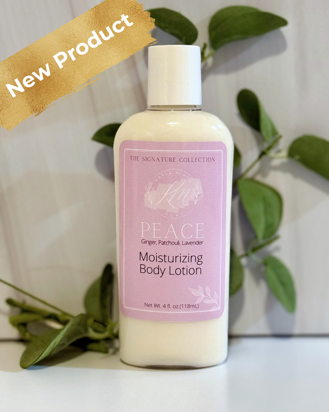 PEACE Moisturizing Body Lotion*Ginger, Patchouli, Lavender – Karla ...
